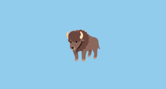 🦬 Bisonte Emoji on Google Noto Color Emoji Android 12L