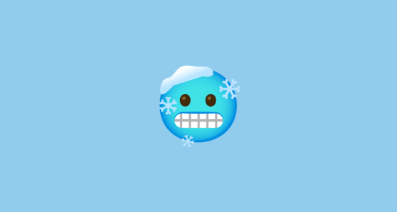 🥶 Cold Face Emoji on Google Noto Color Emoji Android 12L