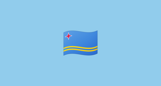 🇦🇼 Bandera: Aruba Emoji on Google Noto Color Emoji Android 12L