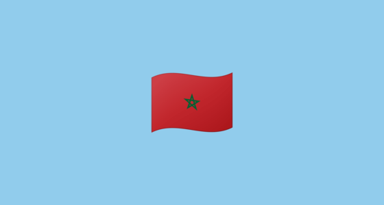 🇲🇦 Drapeau: Maroc Emoji on Google Noto Color Emoji Android 12L