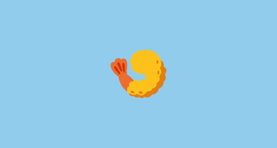 🍤 Gamba Frita Emoji on Google Noto Color Emoji Android 12L