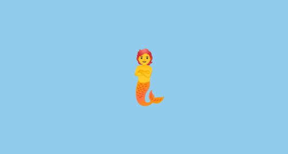🧜 Merperson Emoji on Google Noto Color Emoji Android 12L