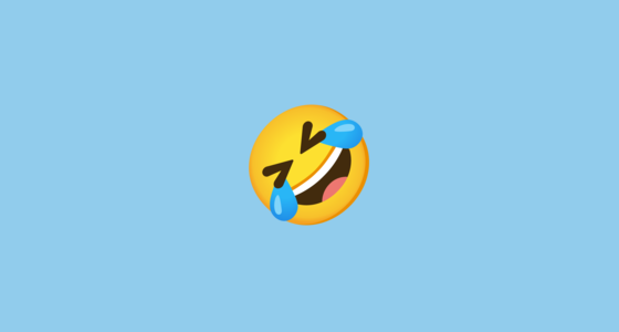 🤣 Se Rouler Par Terre De Rire Emoji on Google Noto Color Emoji Android 12L