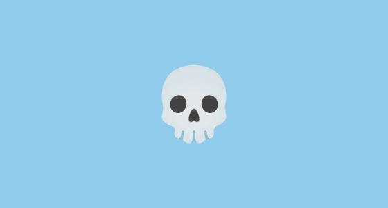 💀 Calavera Emoji on Google Noto Color Emoji Android 12L