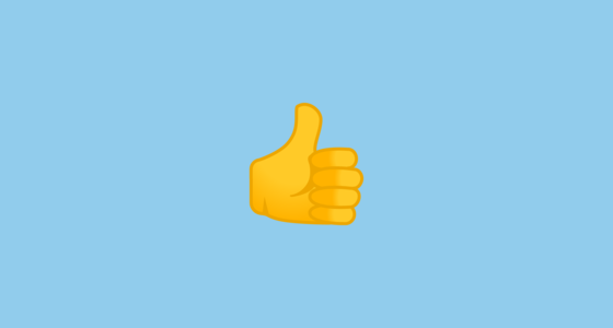 👍 Daumen Hoch Emoji on Google Noto Color Emoji Android 12L