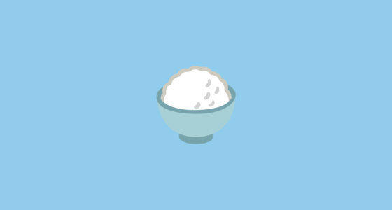 🍚 Cooked Rice Emoji on Google Noto Color Emoji 15.0