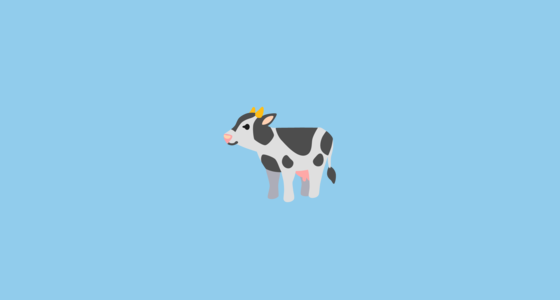 🐄 Cow Emoji on Google Noto Color Emoji 15.0