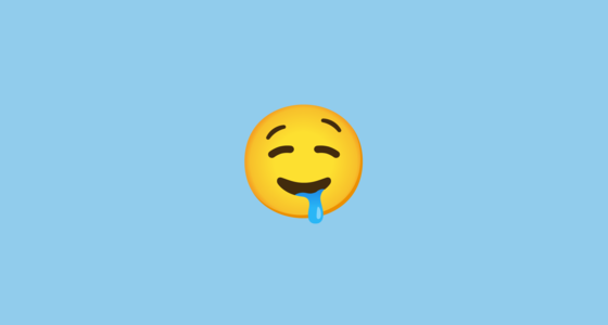 🤤 Drooling Face Emoji on Google Noto Color Emoji 15.0