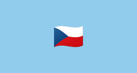 🇨🇿 Flag: Czechia Emoji on Google Noto Color Emoji 15.0