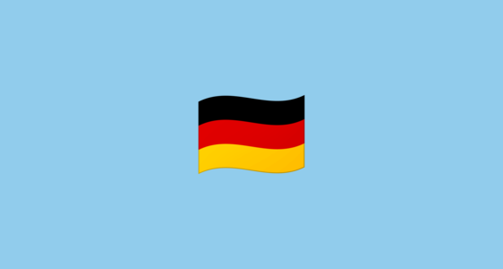 🇩🇪 Flag: Germany Emoji on Google Noto Color Emoji 15.0