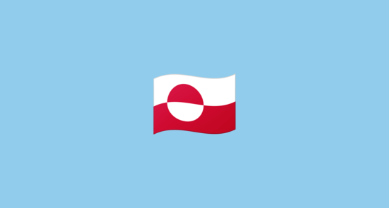 🇬🇱 Flag: Greenland Emoji on Google Noto Color Emoji 15.0