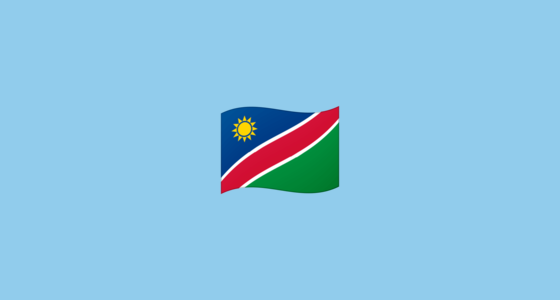 🇳🇦 Flagge: Namibia Emoji on Google Noto Color Emoji 15.0