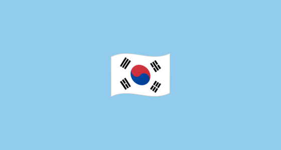 🇰🇷 Flag: South Korea Emoji on Google Noto Color Emoji 15.0