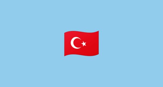 🇹🇷 Flag: Turkey Emoji on Google Noto Color Emoji 15.0