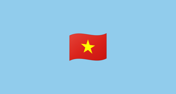 🇻🇳 Flag: Vietnam Emoji on Google Noto Color Emoji 15.0