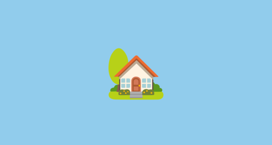 🏡 Hus Med Have Emoji on Google Noto Color Emoji 15.0