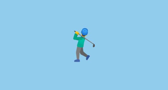 🏌️‍♂️ Hombre Jugando Al Golf Emoji on Google Noto Color Emoji 15.0