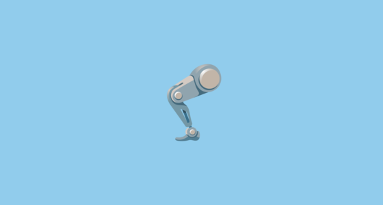 🦿 Mechanical Leg Emoji on Google Noto Color Emoji 15.0