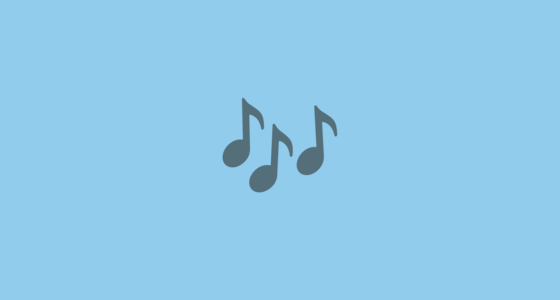 🎶 Musical Notes Emoji on Google Noto Color Emoji 15.0