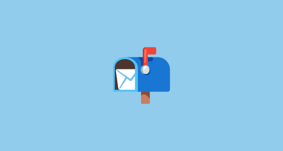 📬 Open Mailbox with Raised Flag Emoji on Google Noto Color Emoji 15.0