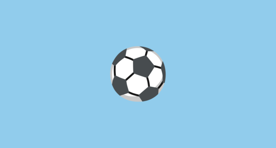 ⚽ Fodbold Emoji on Google Noto Color Emoji 15.0