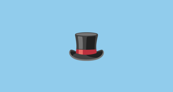 🎩 Top Hat Emoji on Google Noto Color Emoji 15.0