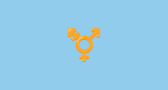⚧️ Transgender Symbol Emoji on Google Noto Color Emoji 15.0