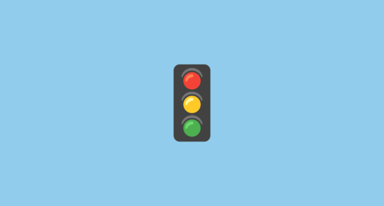 🚦 Vertical Traffic Light Emoji on Google Noto Color Emoji 15.0