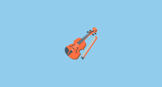 🎻 Violin Emoji on Google Noto Color Emoji 15.0