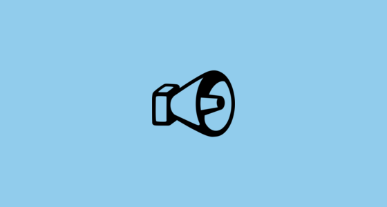 📢 Altavoz De Mano Emoji on Google Noto Color Emoji Android 4.3