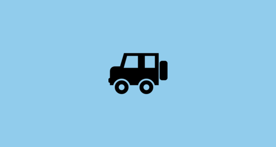 🚙 Vehículo Deportivo Utilitario Emoji on Google Noto Color Emoji ...
