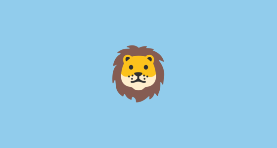 🦁 Lion Emoji on Google Noto Color Emoji Android 7.0