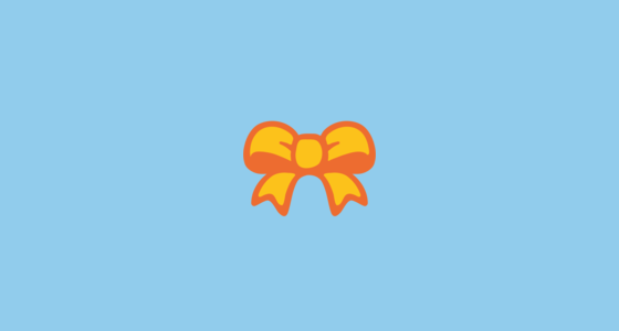 🎀 Laço De Fita Emoji on Google Noto Color Emoji Android 7.0