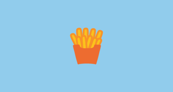 🍟 Batata Frita Emoji on Google Noto Color Emoji Android 4.4