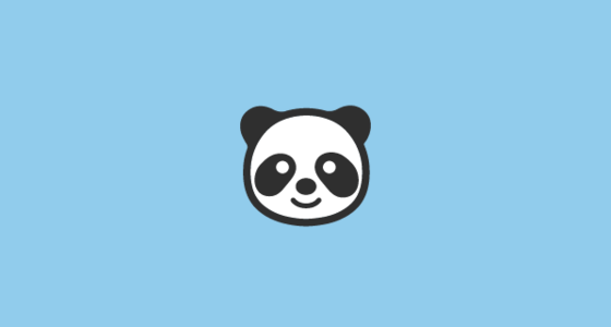 🐼 Panda Emoji on Google Noto Color Emoji Android 4.4