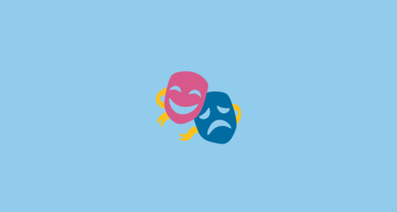 🎭 Spectacle Vivant Emoji on Google Noto Color Emoji Android 4.4