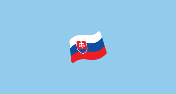 🇸🇰 Bendera: Slovakia Emoji on Google Noto Color Emoji Android 7.1