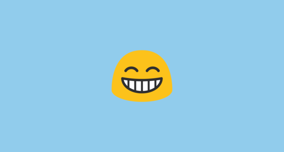 😁 Visage Souriant Aux Yeux Rieurs Emoji on Google Noto Color Emoji ...