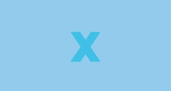 Regional Indicator Symbol Letter X Emoji on Google Noto Color Emoji ...