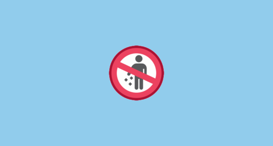 🚯 No Littering Emoji on HTC Sense 7