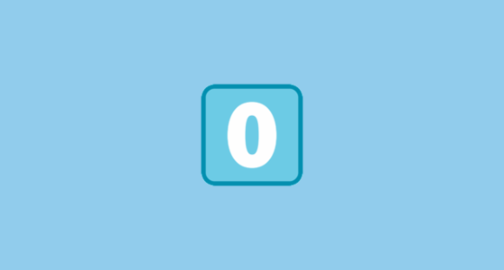 0️⃣ Keycap Digit Zero Emoji on HTC Sense 7
