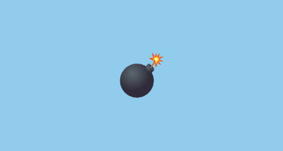 💣 炸弹 Emoji on JoyPixels Animations 3.5