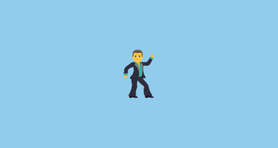 🕺 跳舞的男人 Emoji on JoyPixels Animations 3.5