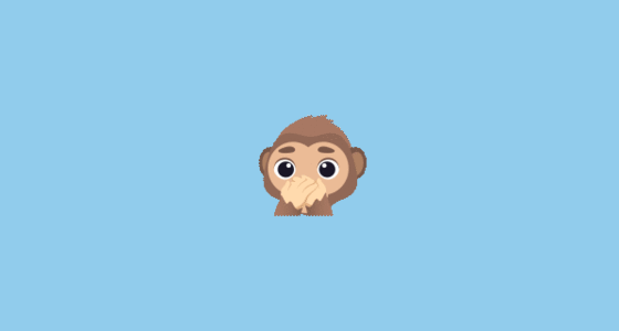🙊 Speak-No-Evil Monkey Emoji on JoyPixels Animations 3.5