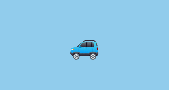 🚙 Sport Utility Vehicle Emoji on JoyPixels Animations 3.5