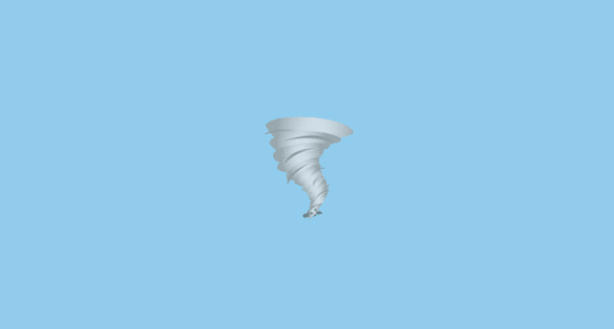 🌪️ Tornado Emoji on JoyPixels Animations 3.5