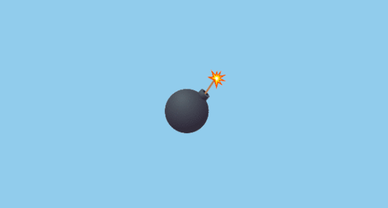 💣 炸弹 Emoji on JoyPixels Animations 2.0