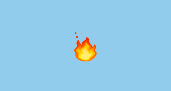 🔥 Fire Emoji on JoyPixels Animations 2.0