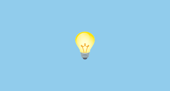 💡 灯泡 Emoji on JoyPixels Animations 2.0