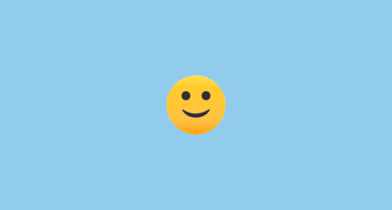 ☺️ Smiling Face Emoji on JoyPixels Animations 2.0